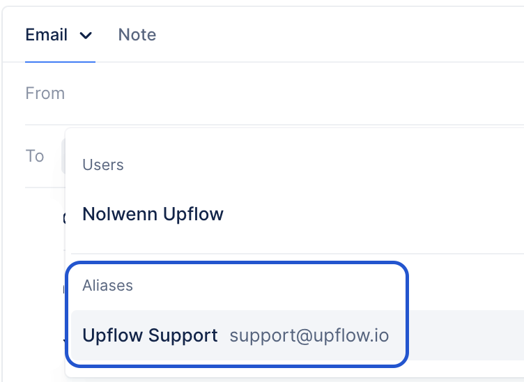 Aliases – Upflow