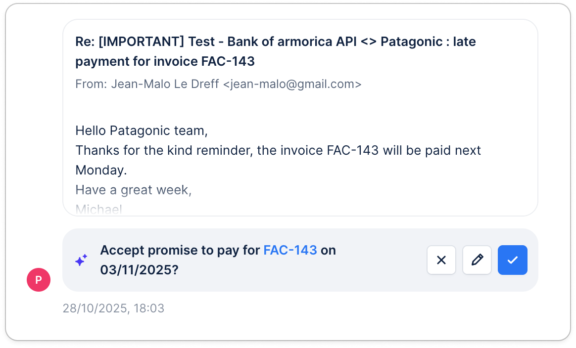 AI suggestions – Upflow